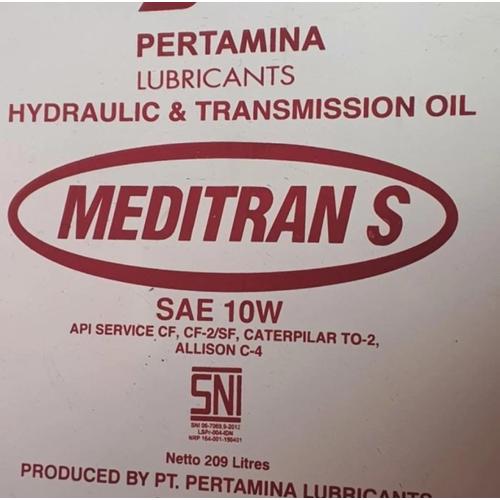 Jual OLI PERTAMINA / OLI MEDITRAN S 10W SAE 10 / OLI MEDITRAN ...