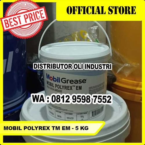 Jual MOBIL POLYREX EM ( Packing 5 KG - POLYUREA GREASE ) - Kota Tangerang - DISTRIBUTOR OLI ...