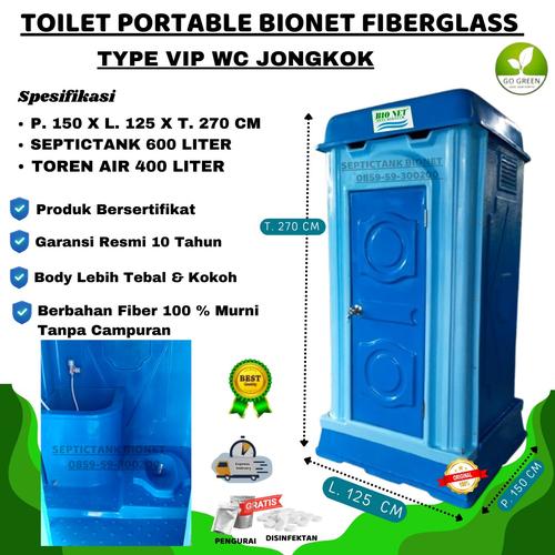 Jual Toilet Portable BIONET Type VIP Wc Jongkok - Kab. Tangerang ...