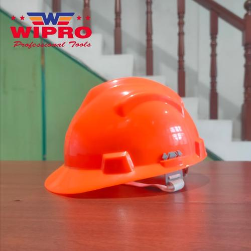 Jual Helm Safety Proyek Model MSA Merk Wipro Orange Wipro Helm Proyek ...