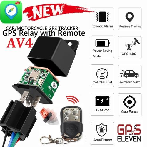 Jual GPS TRACKER AV4 MODEL RELAY DENGAN REMOTE CONTROL - Jakarta Utara ...