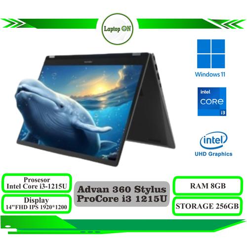 Jual Advan 360 Stylus Pro Intel Core i3 1215U RAM 8GB SSD 256GB W11 Home Grey - Kota Denpasar ...