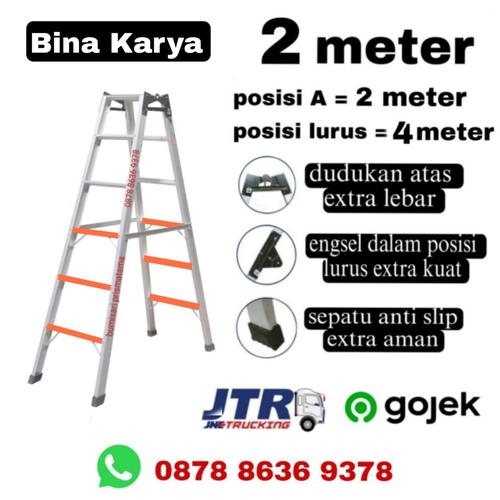 Jual tangga alumunium / tangga 2 meter / tangga 2 meter murah - Jakarta ...