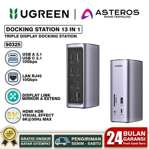 Promo Docking Station 13 iN 1 HUB USB C Ke 8K HDMI DisplayPort RJ45 For ...