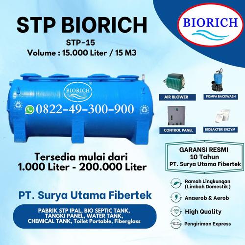 Jual Sewage Treatment Plant 15 m3 stp 15.000 Liter ipal domestik ...