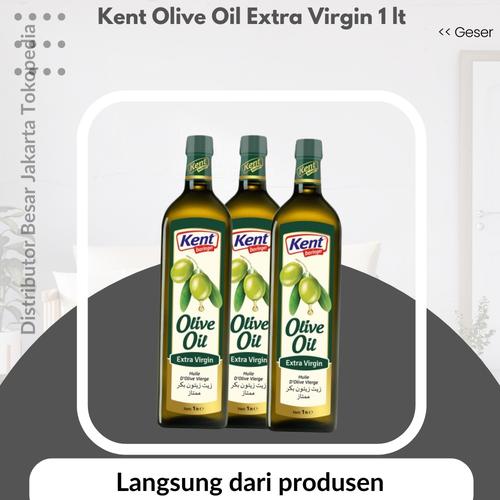 Jual Kent Olive Oil Extra Virgin 1 lt ORIGINAL TANPA CAMPURAN minyak ...