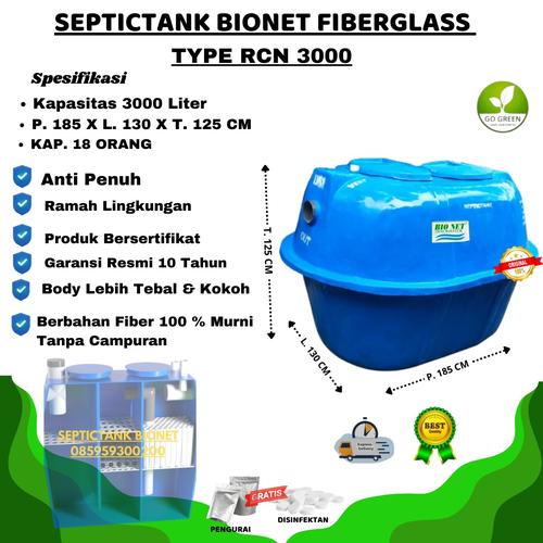 Jual Septictank BIONET fiberglass cap.RCN 3000 L - Kab. Tangerang ...