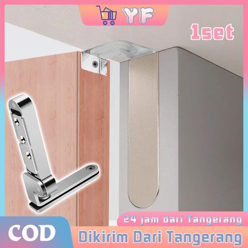 Jual Engsel Pintu Atas Bawah 1Set Engsel Pivot Hinge Adjustable Engsel ...