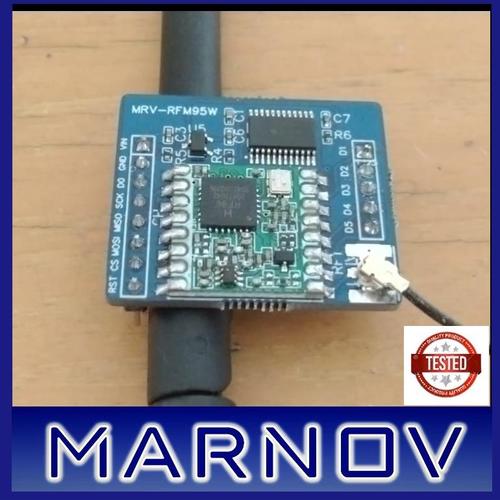 Jual BST RFM95W Module Arduino Board Lora 915MHz 3.3V 5V RFM95 BST ...