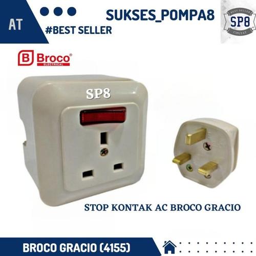 Jual Nx Stop Kontak Ac Broco Gracio (4155) Cream / Stop Kontak Ac Set ...