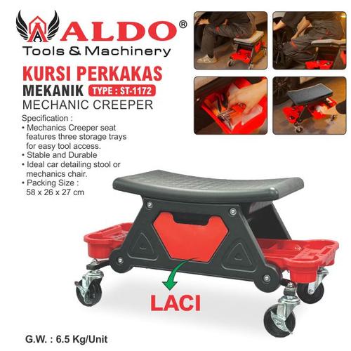 Jual KURSI PERKAKAS MEKANIK ST-1172 / KURSI MEKANIK / WORKSHOP ...
