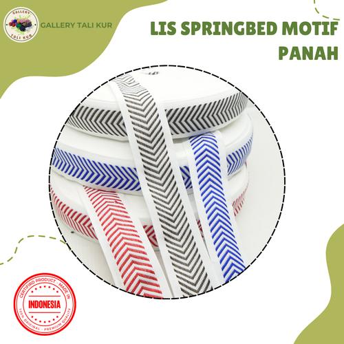 Jual Lis Springbed Motif Panah Macam Warna 4 cm x 100 Yard |Tali ...