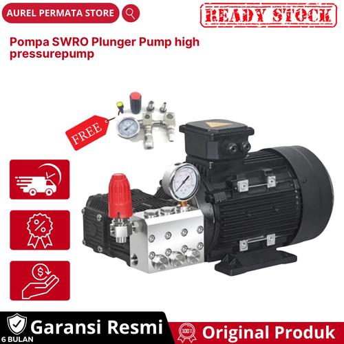 Jual POMPA PLUNGER SWRO 16LPM 100BAR HIGH PRESSURE SEA WATER POMPA ...