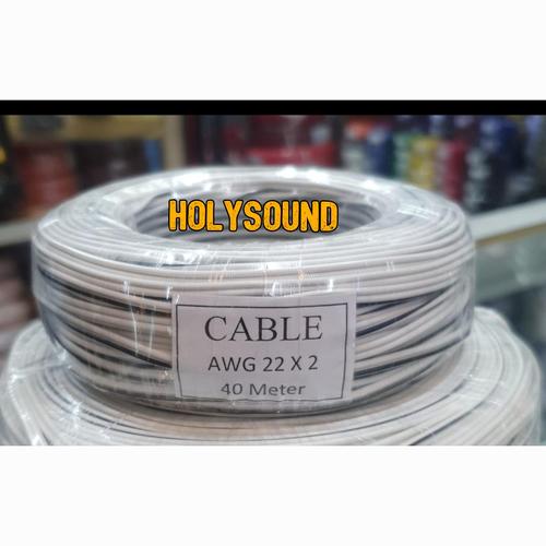 Jual Kabel AWG 2X22 AWG Putih Hitam 40 Meter 2 X 22 AWG Original - Jakarta Utara - Holysound ...