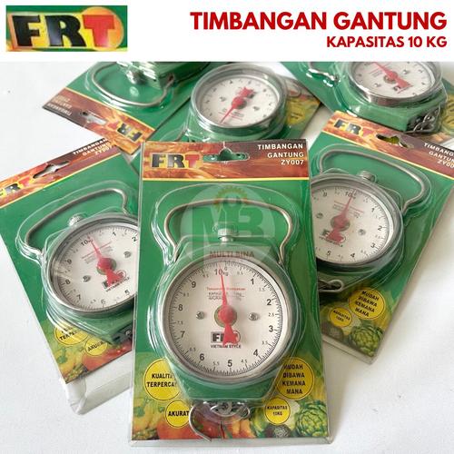 Promo FRT Timbangan Gantung Jarum Mini Kecil 10 KG / Timbangan Buah ...