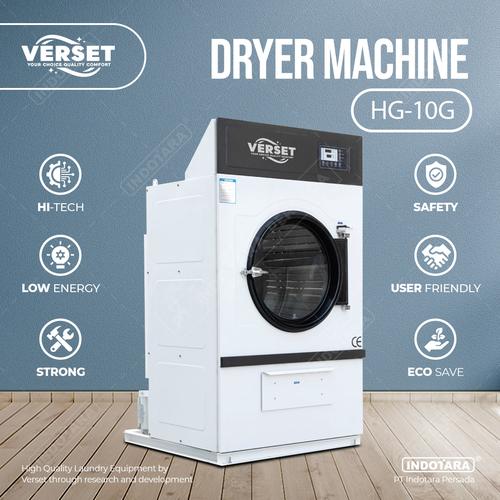 Promo Mesin Pengering Laundry Verset Tumble Dryer Machine Gas Heated HG-10G Cicil 0% 3x - Kab ...
