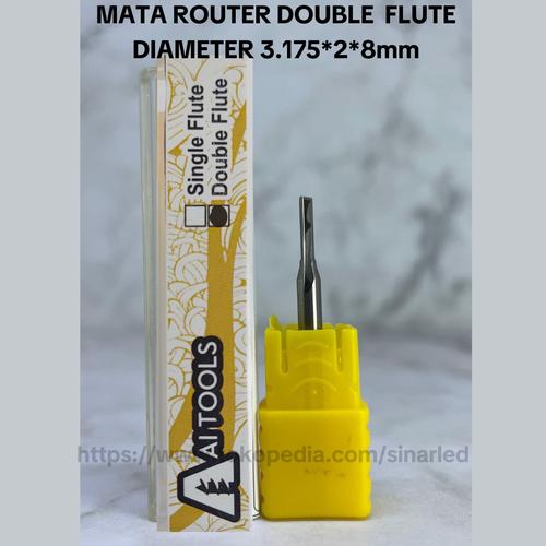Jual ENDMILL 2mm STRAIGHT Flute 2F MDF ACP Cutter CNC Carbide Router ...