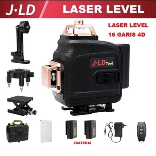 Jual JLD LASER LINE LEVEL LASER GARIS WATER PAS 4D 16 LINE Pakai Remot ...