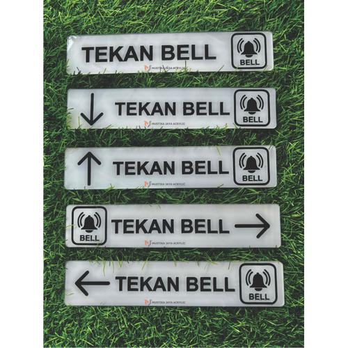 Promo Tanda Bell Akrilik | Acrylic water proof Solusi tepat agar kurir atau tamu tidak teriak ...