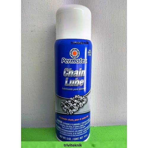Jual permatex 80075 chain lube aerosol grease lubricant,pelumas oil ...