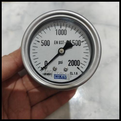 Jual Alat Ukur Industri Wika 2,5" 2000 Psi, Drat 1/4" Jic Full Ss Payung (Center Back) Original ...