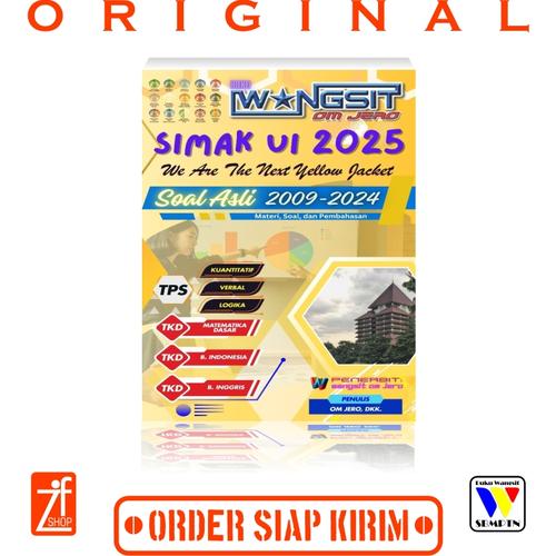 Jual Buku Wangsit OM JERO SIMAK UI 2024 / Buku SIMAK UI Update Sistem ... Jual Buku Wangsit OM JERO SIMAK UI 2024 / Buku SIMAK UI Update Sistem ...