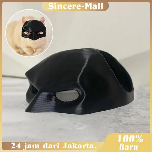 Jual Topeng Batman Untuk Kucing Cetak 3D Half Face Cat Mask Topeng ...