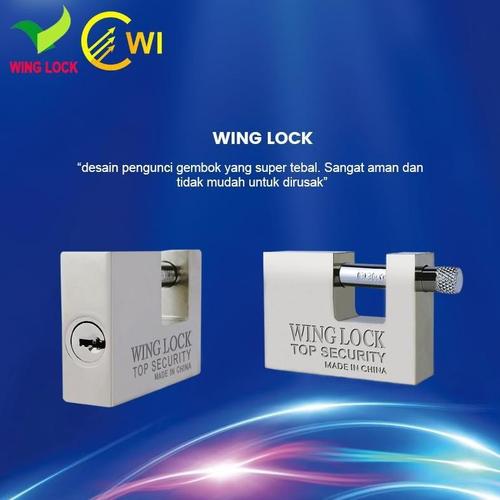 Jual Gembok Pagar/Gembok Panser 70 / 94mm Wing Lock - Jakarta Utara ...