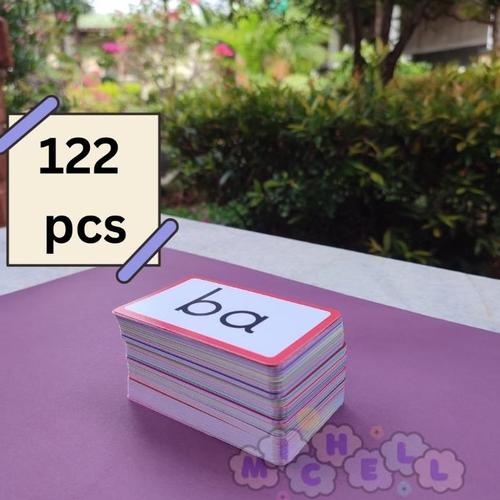 Jual Terlaris Flashcards Kartu Belajar Membaca Suku Kata 122pcs - Flash ...