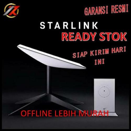 Jual Starlink Standard Internet Kit Satellite Antenna & Wifi Router Kit ...