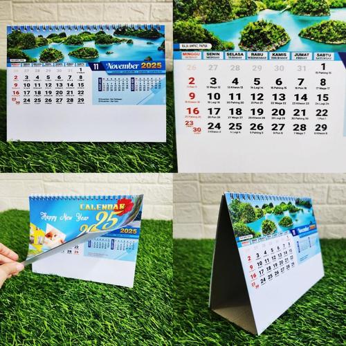 Jual KALENDER MEJA / KALENDER DUDUK TAHUN 2025 MOTIF/ KALENDER MURAH ...