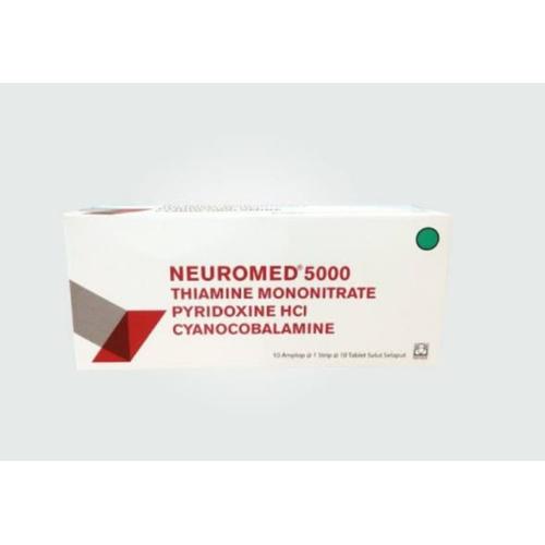 Jual NEUROMED 5000 LEMBAR 10 TABLET / BOX 100 TABLET - LEMBAR 10 TAB ...