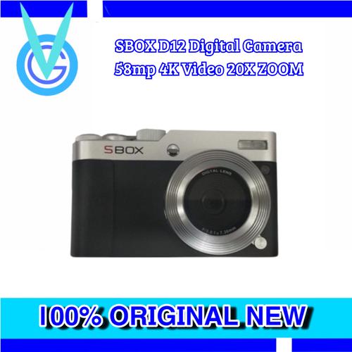 Jual Kamera SBOX D12 Digital Camera, 58mp 4K Video 20X ZOOM - Unit Only ...