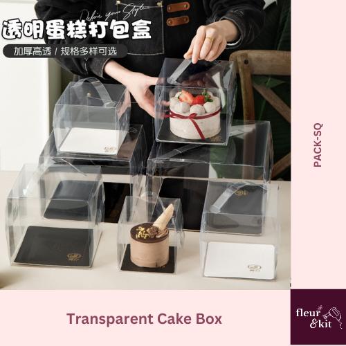 Jual Transparent Cake Box/ Kotak Kue/ Dus Kue Transparan Mika Premium ...