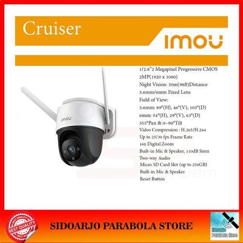 Jual Ipcam Ip Camera Kamera Outdoor Imou Cruiser SE 2MP Full HD 1080p ...