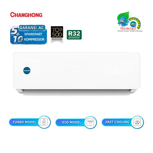 Jual AC CHANGHONG 1/2 PK STANDART R410A CSC-05NVB4 TURBO COOLING ...