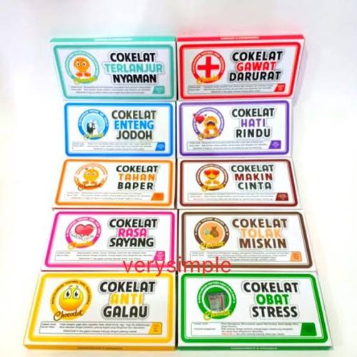 Jual Chocodot Chocolate Mood Series 50gr - Coklat Oleh Oleh Khas Garut ...