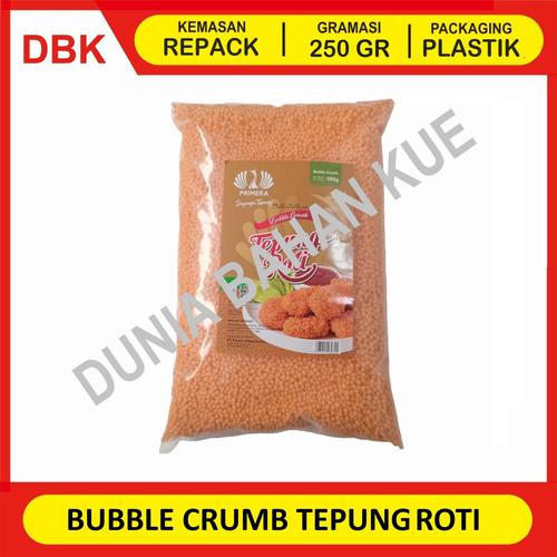 Jual PRIMERA BUBBLE CRUMB ORANGE TEPUNG ROTI - REPACK 250 GR / BUBBLE ...
