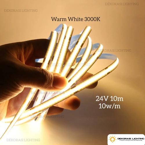 Jual Lampu strip led dotless 24V 10meter 3000K 4000K 6000K cahaya Warm ...