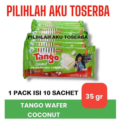 Jual Tango Wafer COCONUT 35 gr - (HARGA 1 PACK ISI 10 SACHET) - Jakarta ...