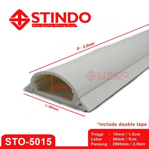 Jual Kabel Duct Oval 50x15 / Floor Duct 50x15 panjang 2,9mtr merek ...