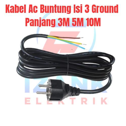 Jual Kabel AC Buntung Ground Kabel Power AC Buntung / Kabel isi 3 ...