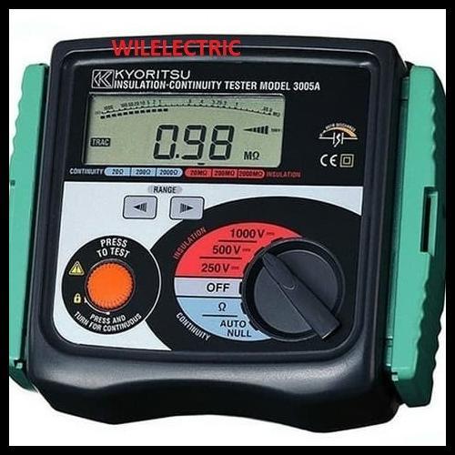 Jual Alat Ukur Industri Kyoritsu Insulation Tester Megger Meger 3005 A ...