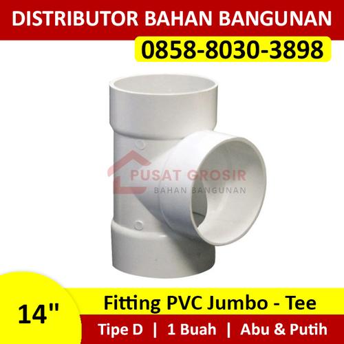 Jual Tee PVC 14 Inch D Tee 14" D Fitting PVC Sambungan Pipa T 14inch ...