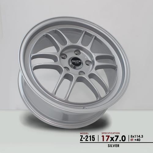 Jual Velg JF LUXURY Type Z-215 RING 17 - Silver, 5x100 - Kab. Tangerang ...