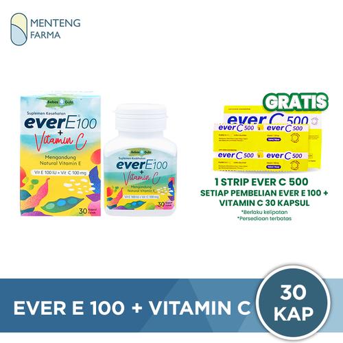 Jual Ever E 100 + Vitamin C 30 Kapsul - Suplemen Vitamin E dan C ...