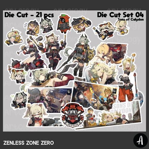 Promo Set Sticker Zenless Zone Zero ZZZ - Belle Wise Nicole Anby ...