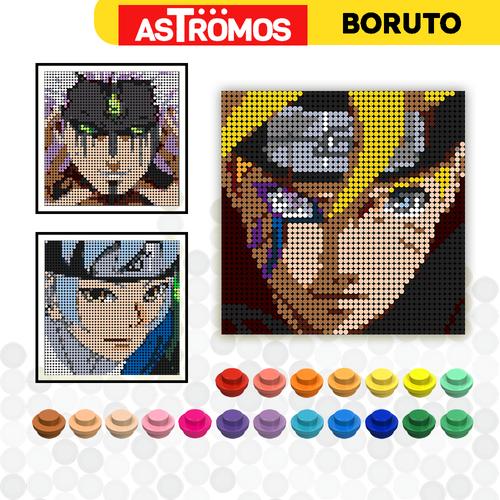 Jual MOSA Bricks Boruto Build By Number 48x48 by ASTROMOS / DIY Puzzle ...