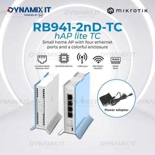 Jual Mikrotik Routerboard RB941-2nD-TC | hAP Lite Tower Case - Kota ...