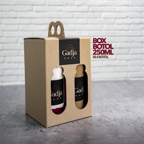 Promo Dus Botol Kopi 250ml Isi 4 Box Botol Kales Packaging Hampers ...